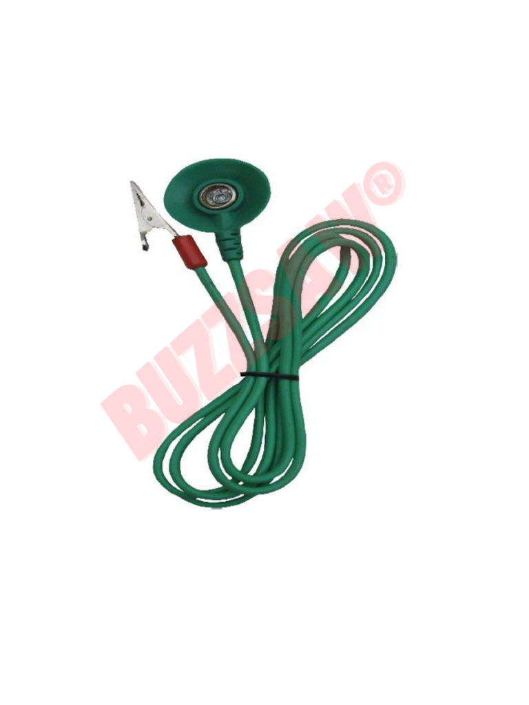 ESD Safe Grounding Cord For Esd Mat Size 2 Mtr (Button To Clip ...